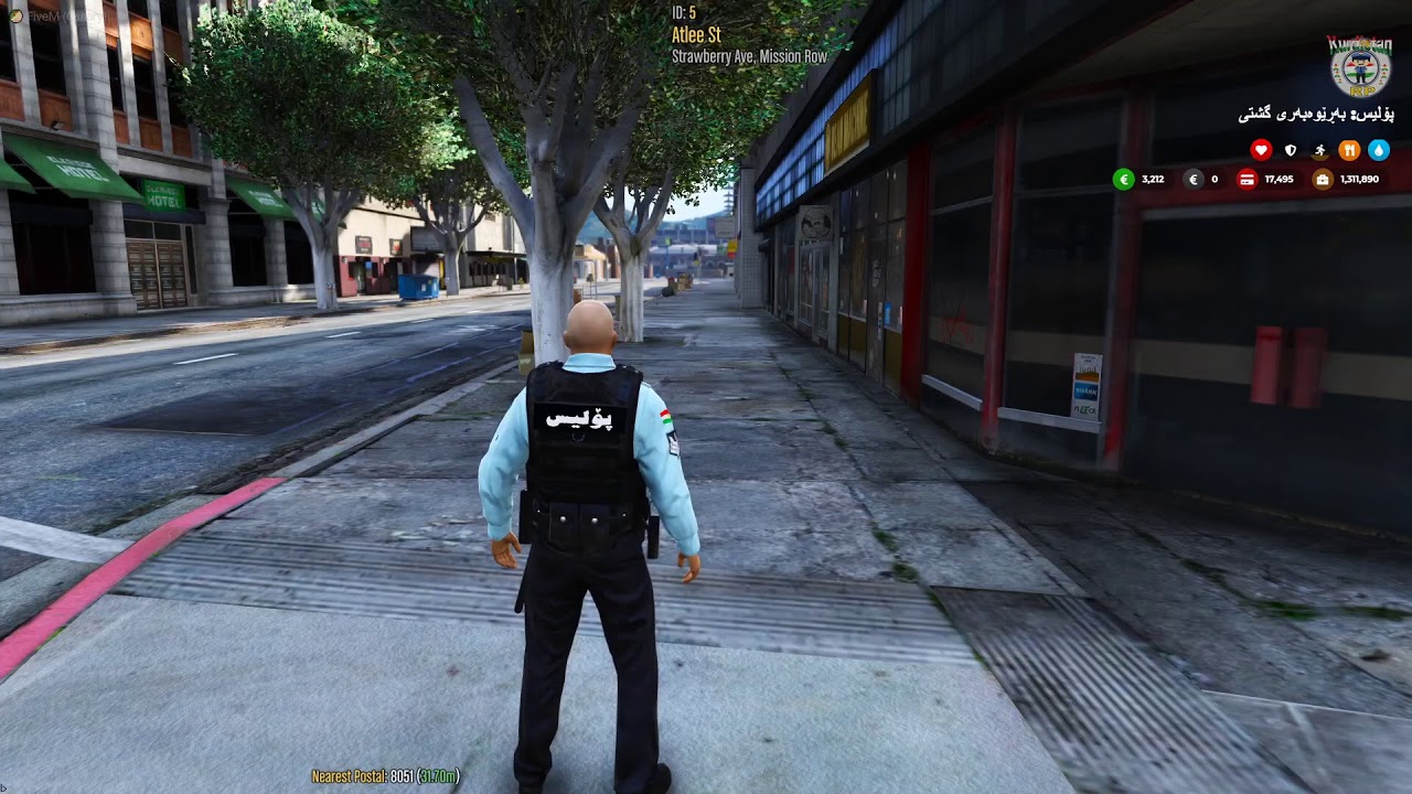 GTAV FIVEM KURDISTAN RP گەورەترین سێرڤەری کوردی ~ مەفرەزەی پۆلیسی کوردی ...