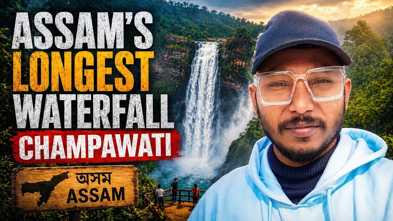 India'S Biggest WaterFall Champawati Spotted from bike to Assam || How ...
