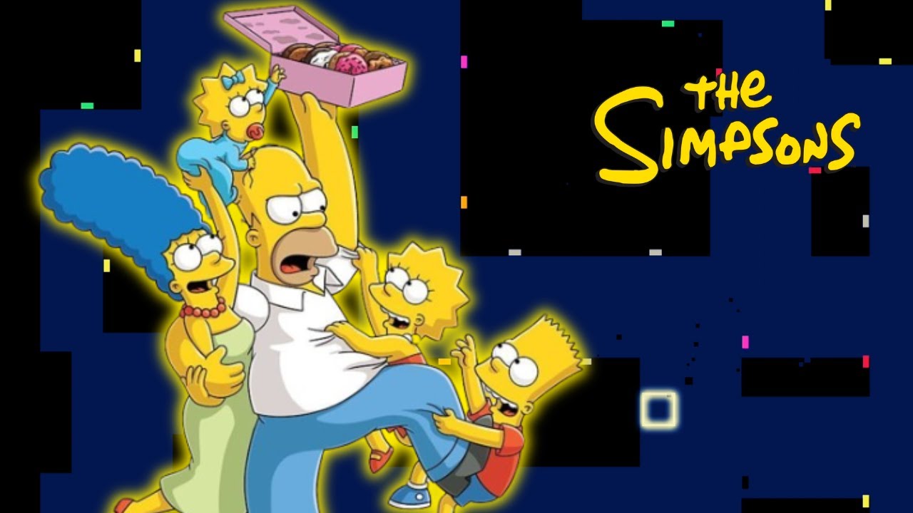 THE SIMPSONS THEME - Bouncing Square Cover - YouTube