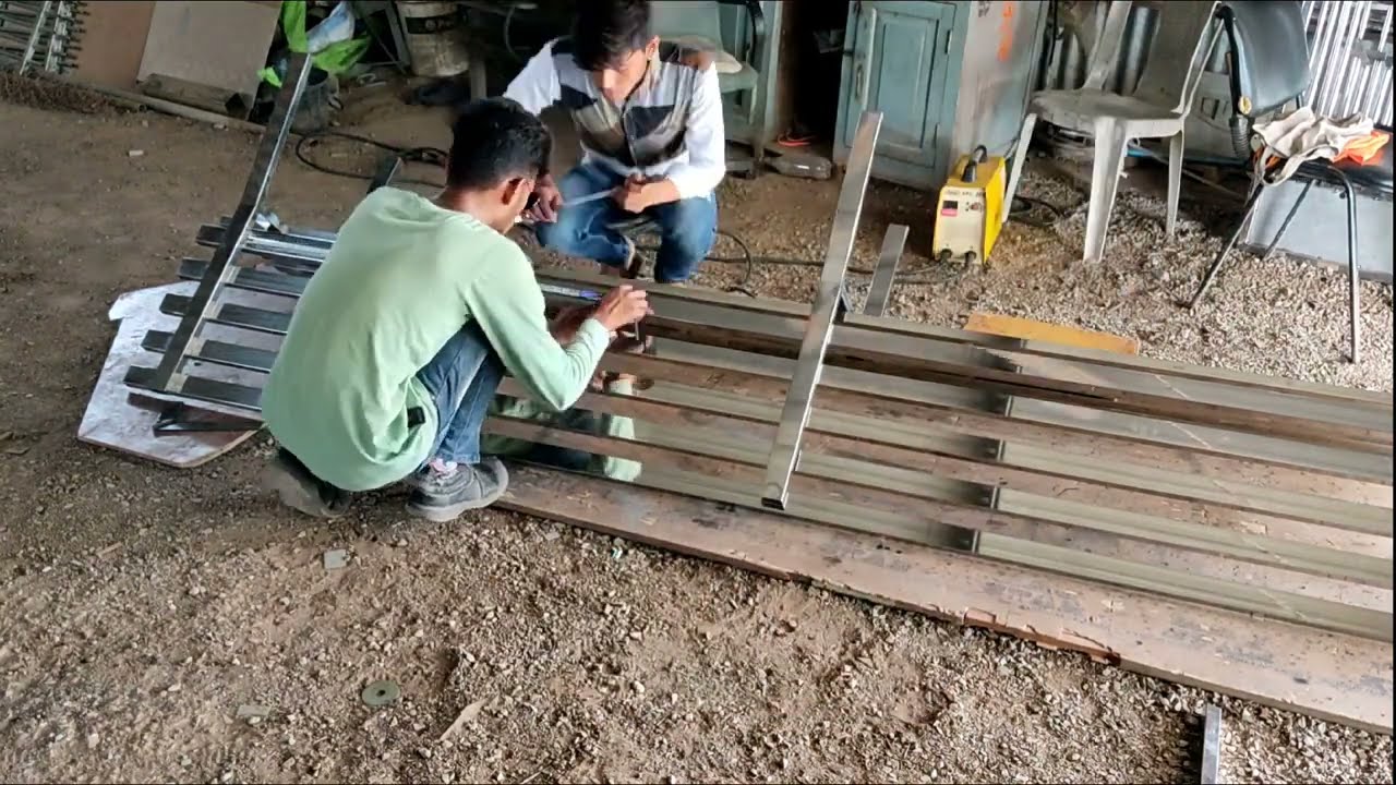 How to make steel bench (બાકડો) - YouTube