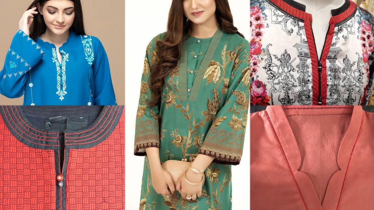 Stylish and Ttrendy Neckline Designs for Kurti||Comfortable Creative ...