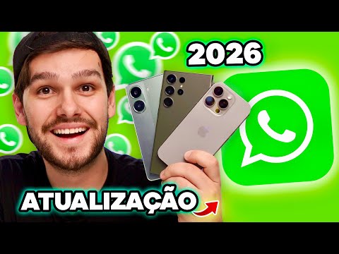 SAIU! ATUALIZAÇÃO WHATSAPP 2026 para iPhone e Android