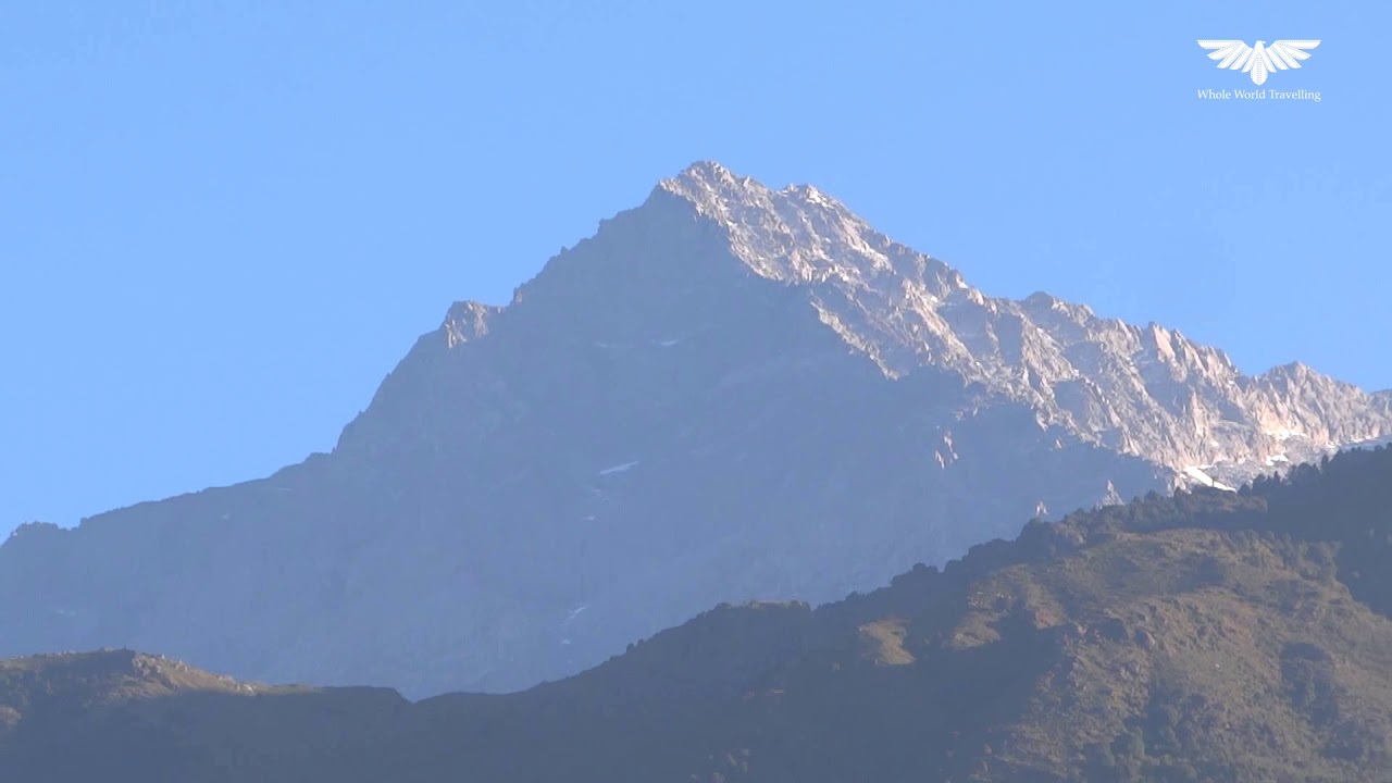 Dhauladhar mountain range view from Dadh, Kangra, Himachal Pradesh ...