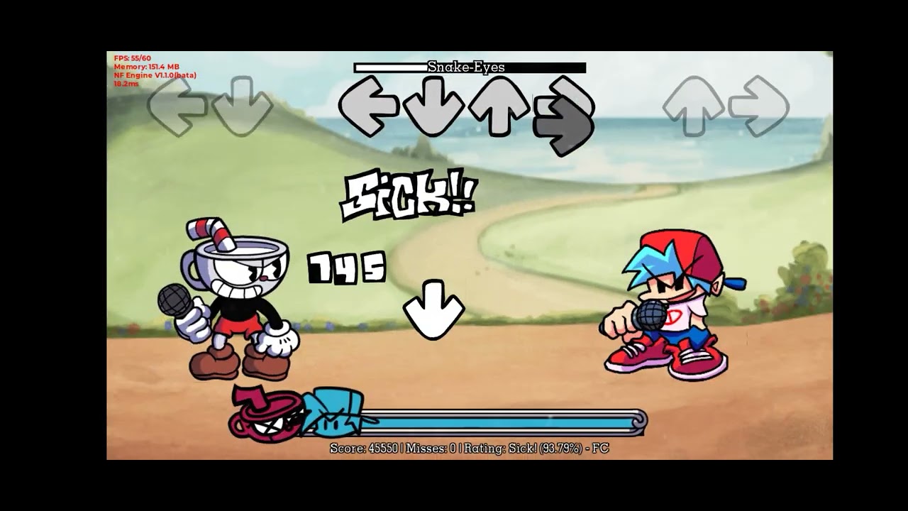 fnf snake - eyes - YouTube