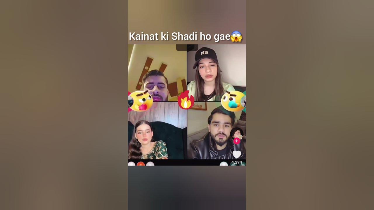 Haider Shah live with Kainat & Saleena | Tiktok Latest Match #shorts # ...