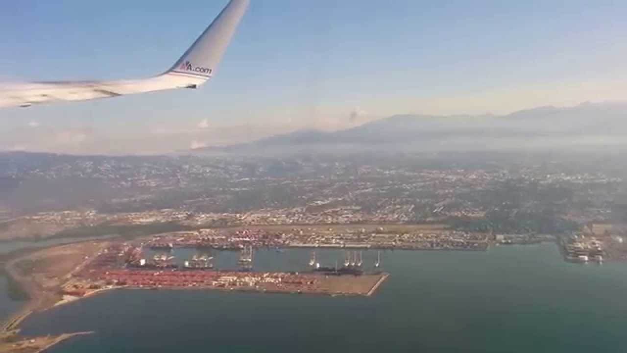 American Airlines - Jamaica Take-Off Runway 30 NMIA - YouTube