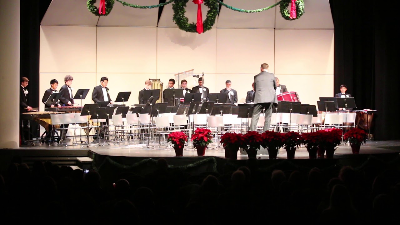 The Percussion Ensemble plays "Christmas Presence" - YouTube
