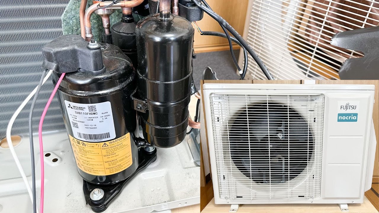 FUJITSU GENERAL Mini-Split Air Conditioner Outdoor Unit AO-H282M ...