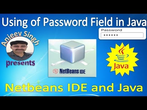 Password Field in Java | JPasswordField in Netbeans IDE | पासवर्ड डाले अब जावा में - YouTube