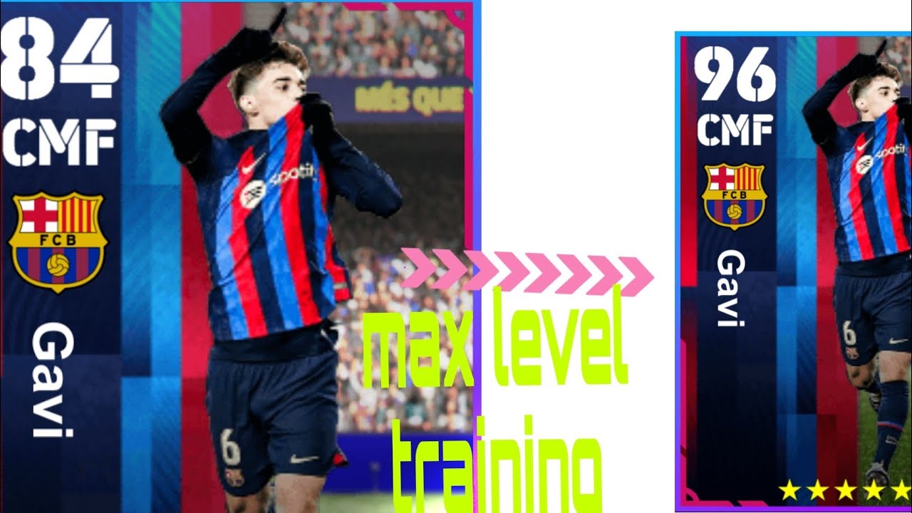 this is how you train gavi max level efootball 2023 - YouTube