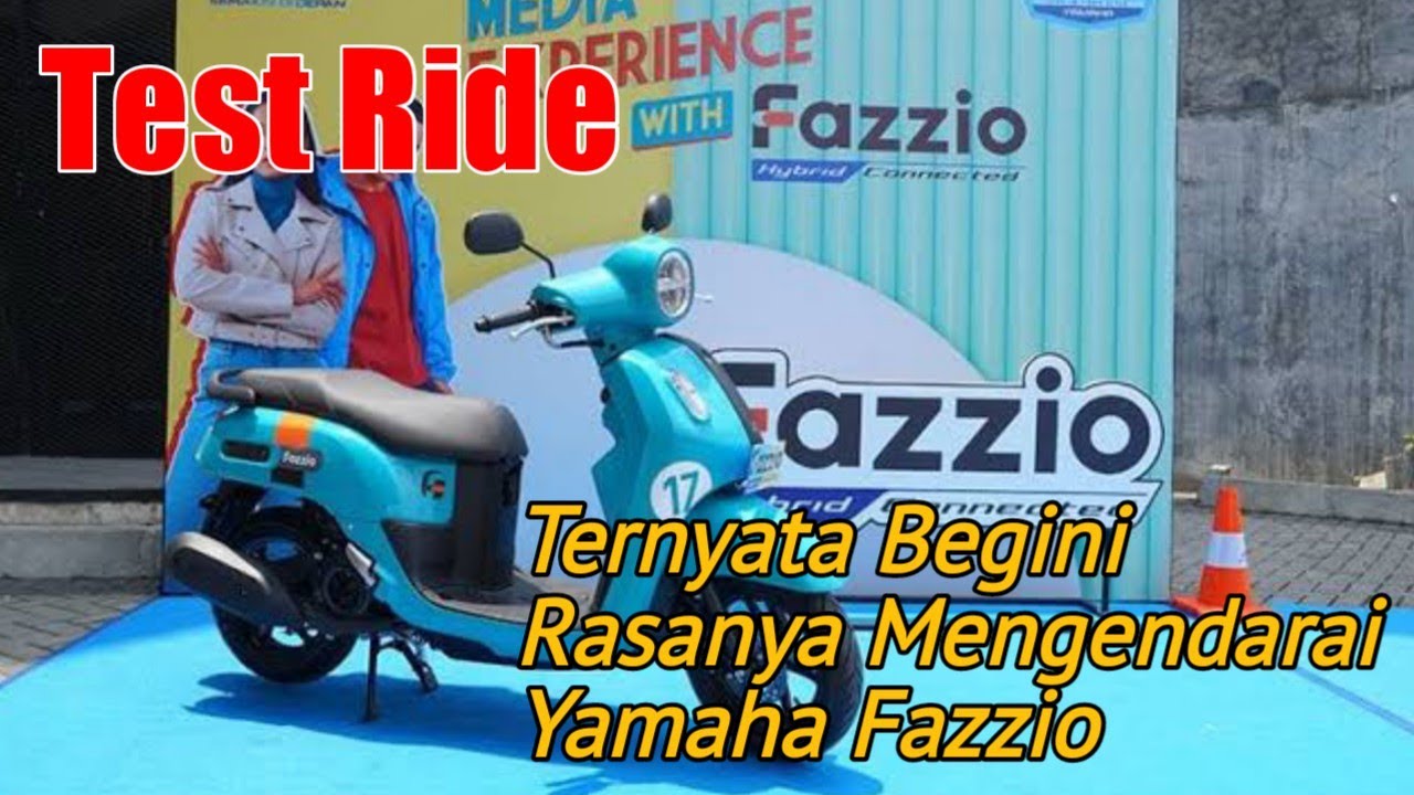 Test Ride Yamaha Fazzio - YouTube
