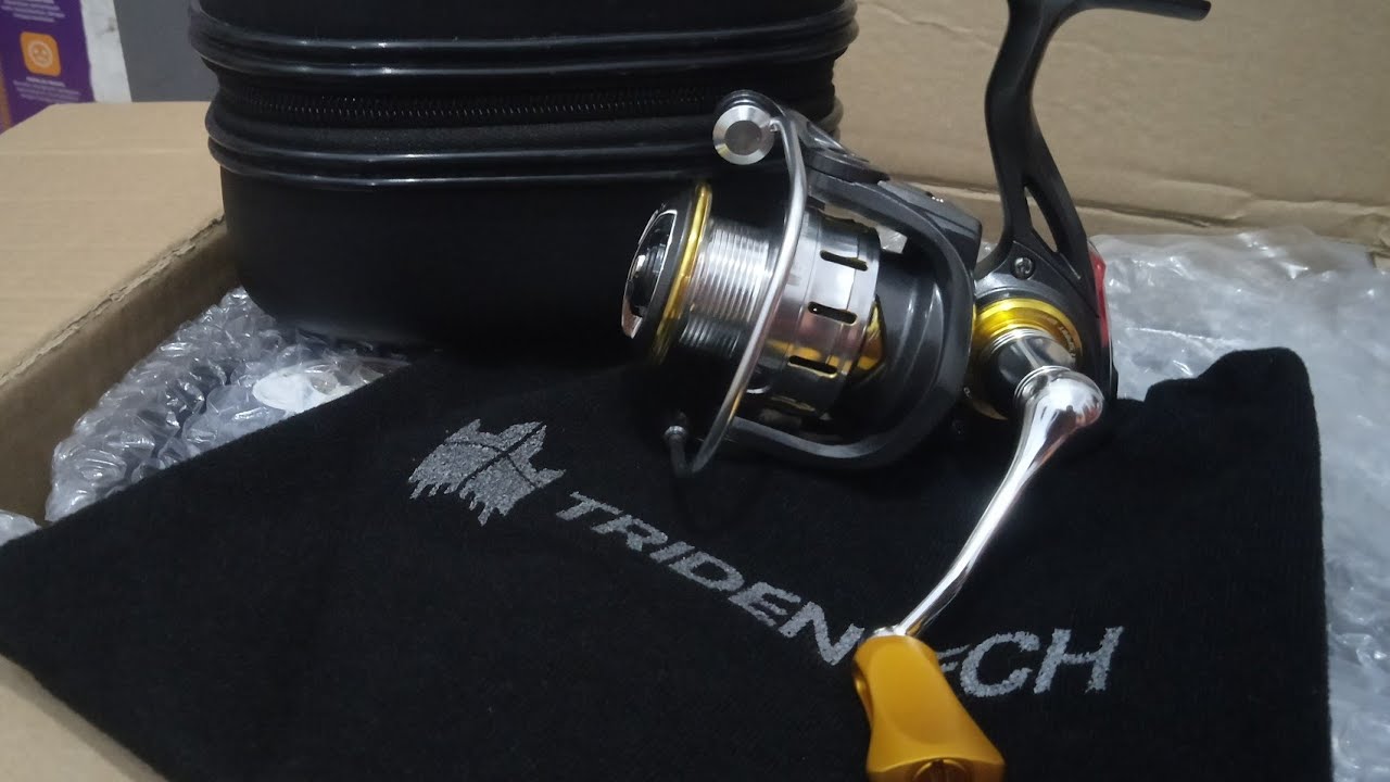 UNBOXING REEL SW KWALITAS⁉️TRIDENTECH RIVERA RV1000‼️ - YouTube
