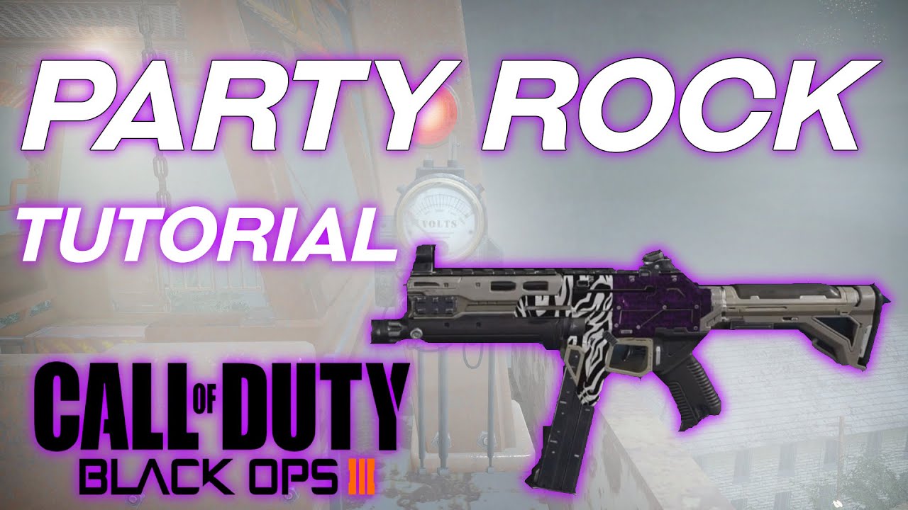 COD Black Ops 3:Paint Job Tutorial#5-"Party Rock Camo" - YouTube