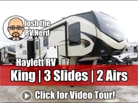(Sold) 2019 Cougar 310RLS Triple Slide King Bed Dual Air Keystone Fifth Wheel RV