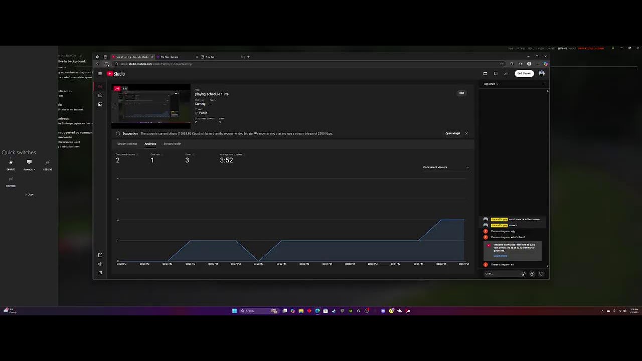 playing schedule 1 live - YouTube