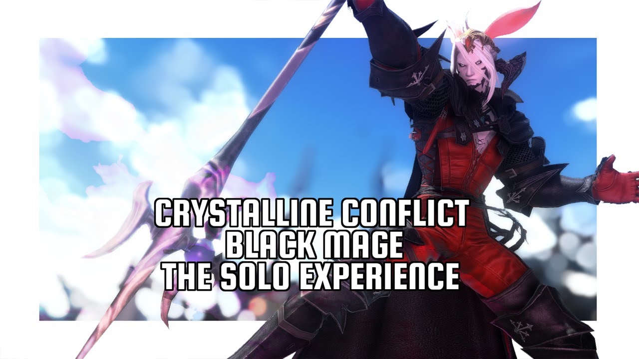 FFXIV Crystalline Black Mage Solo Experience The Oppressor - YouTube