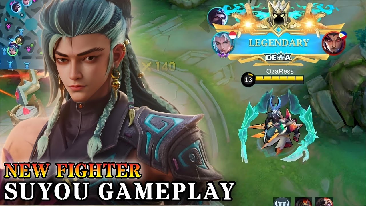 New Hero Suyou Exp Lane Gameplay - Mobile Legends Bang Bang - YouTube