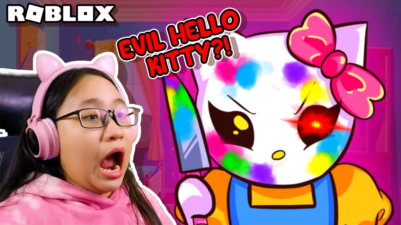 Hello Kitty is EVIL?! | Roblox | Escape Evil Hello Kitty Obby - YouTube