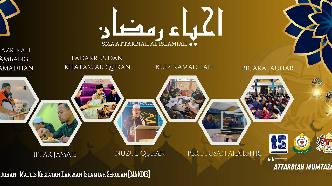 [MONTAJ] PELANCARAN PROGRAM IHYA’ RAMADHAN PERINGKAT SEKOLAH, SMA ...