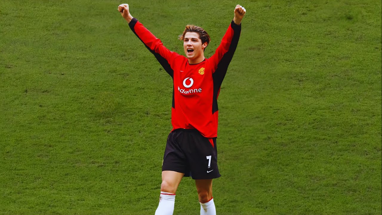 The day Cristiano RONALDO scored his FIRST EVER UCL goal! - YouTube