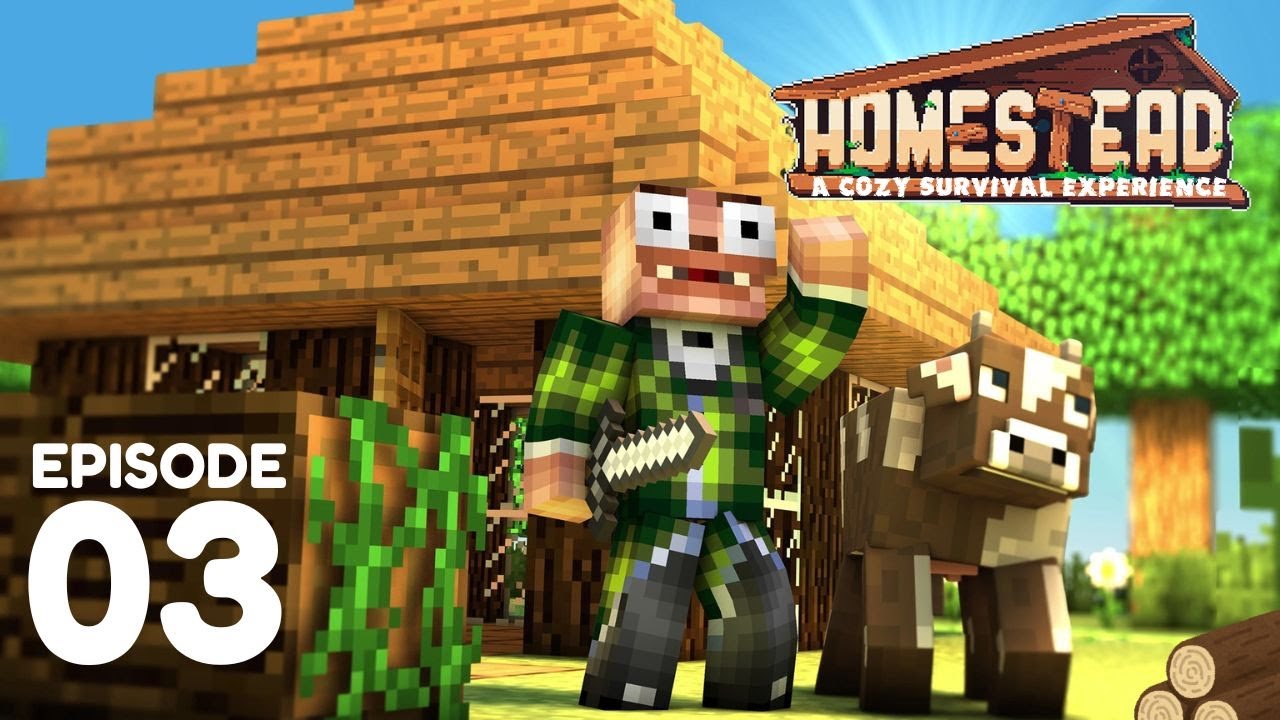HOMESTEAD | MODPACK | EP03 Building A House - YouTube