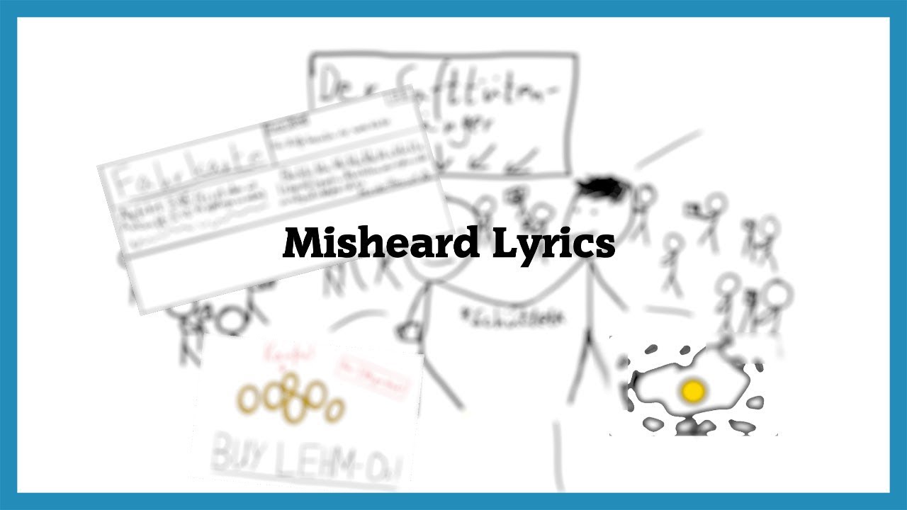 Misheard Lyrics 3 - YouTube
