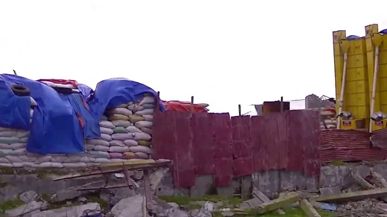 Following the path of the eye of Typhoon Yolanda - on the road from ...