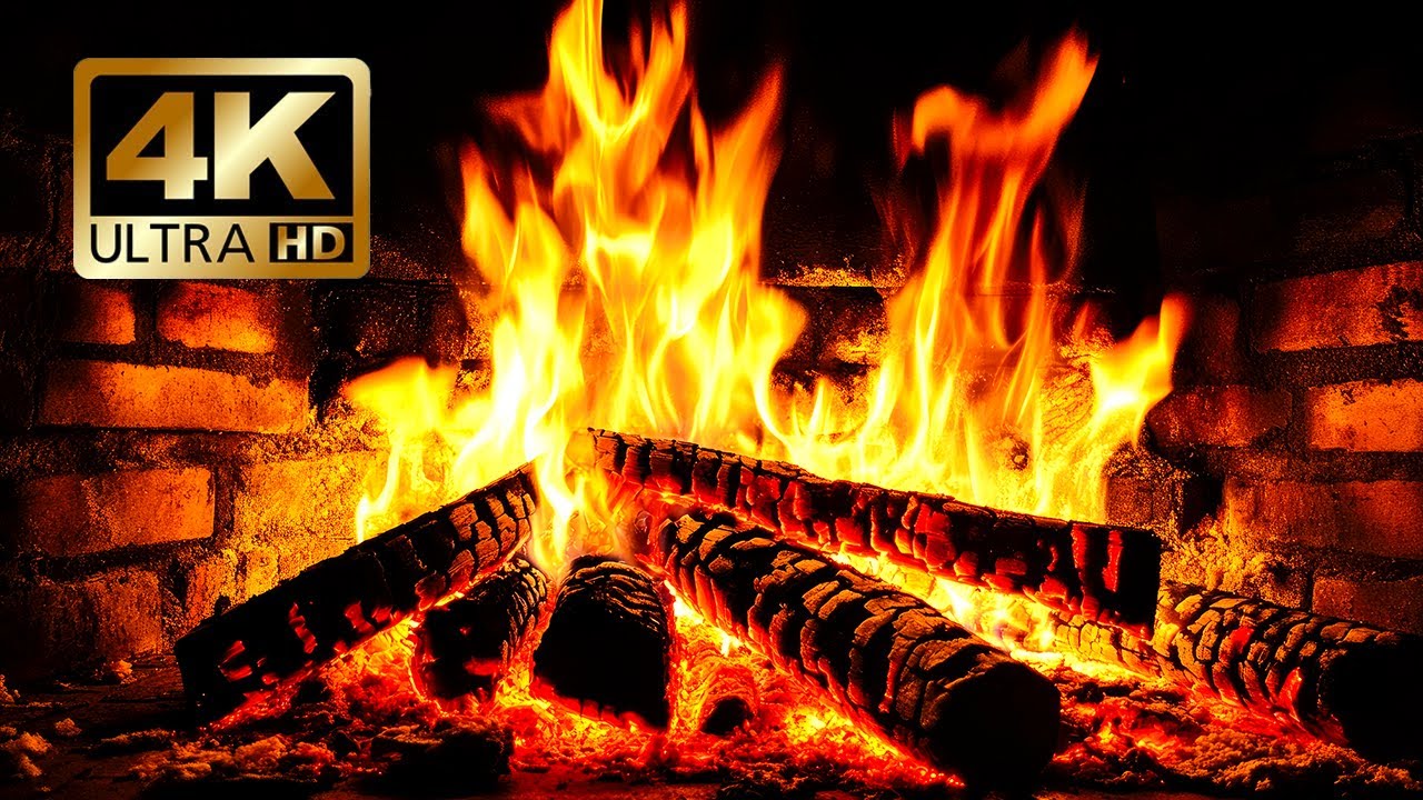 🔥 The Fireplace That Will Instantly Calm Your Mind – Flickering Flames, Crackling Logs & Cozy ...