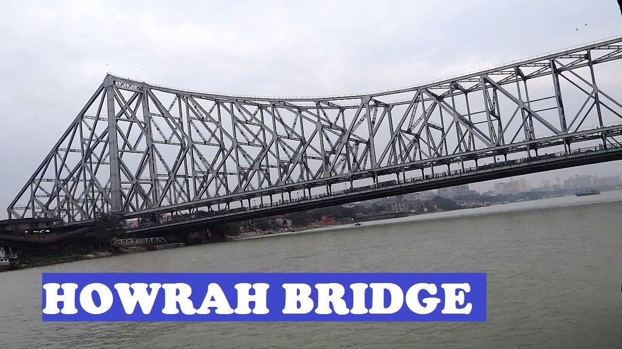 Ferry Under Cantilever Howrah Bridge / Rabindra Setu On River Ganges ...