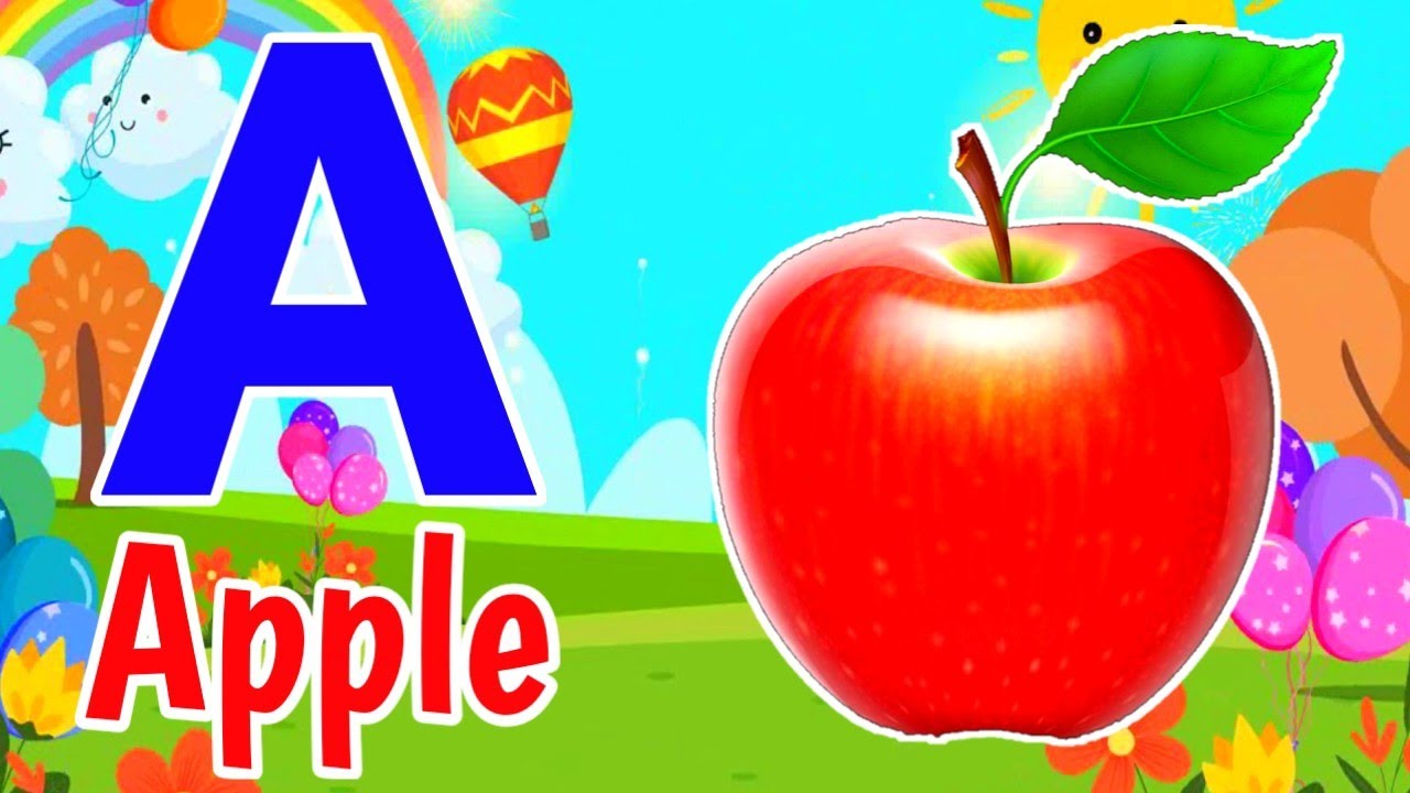 Phonics Song with TWO Words - A For Apple - ABC Alphabet Songs with ...