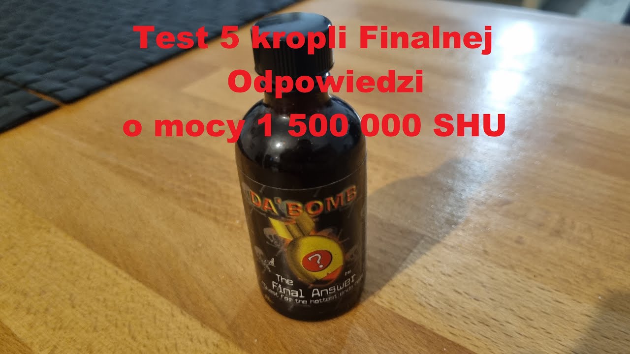 Test sosu Da' Bomb The Final Answer o mocy 1 500 000 SHU - YouTube