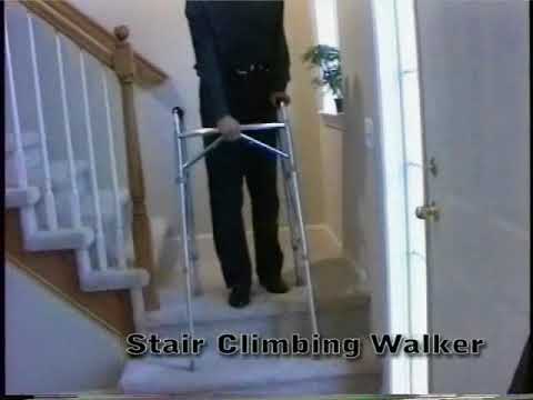 Stair climber walker - YouTube