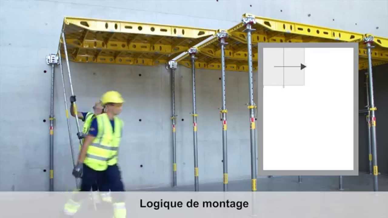 Coffrage modulaire de dalles Dokadek 30 - Coffrer: Dokadek 30 avec tête ...