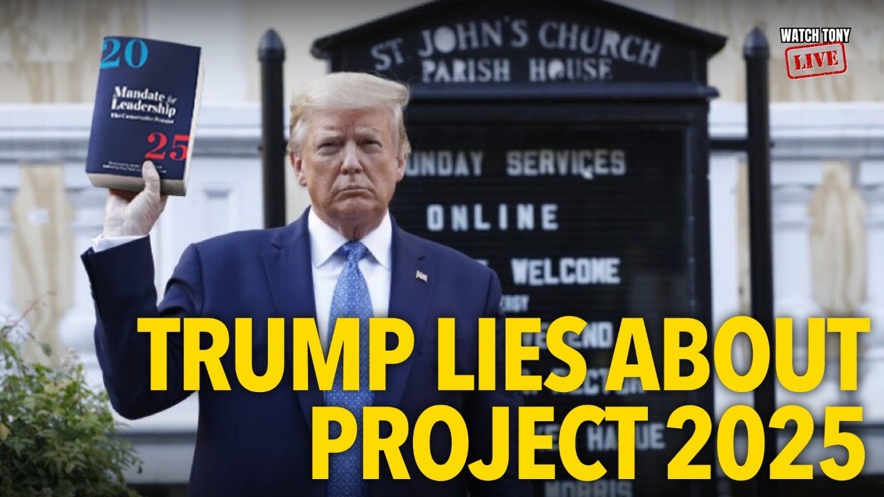 MAGA Project 2025 is White Christian Nationalism | The Tony Michaels ...