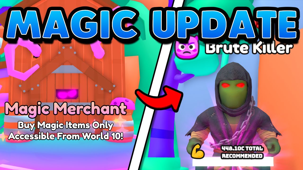 New MAGIC WORLD Is INSANE In ARM WRESTLE SIMULATOR! NEW PETS! NEW SHOP ...