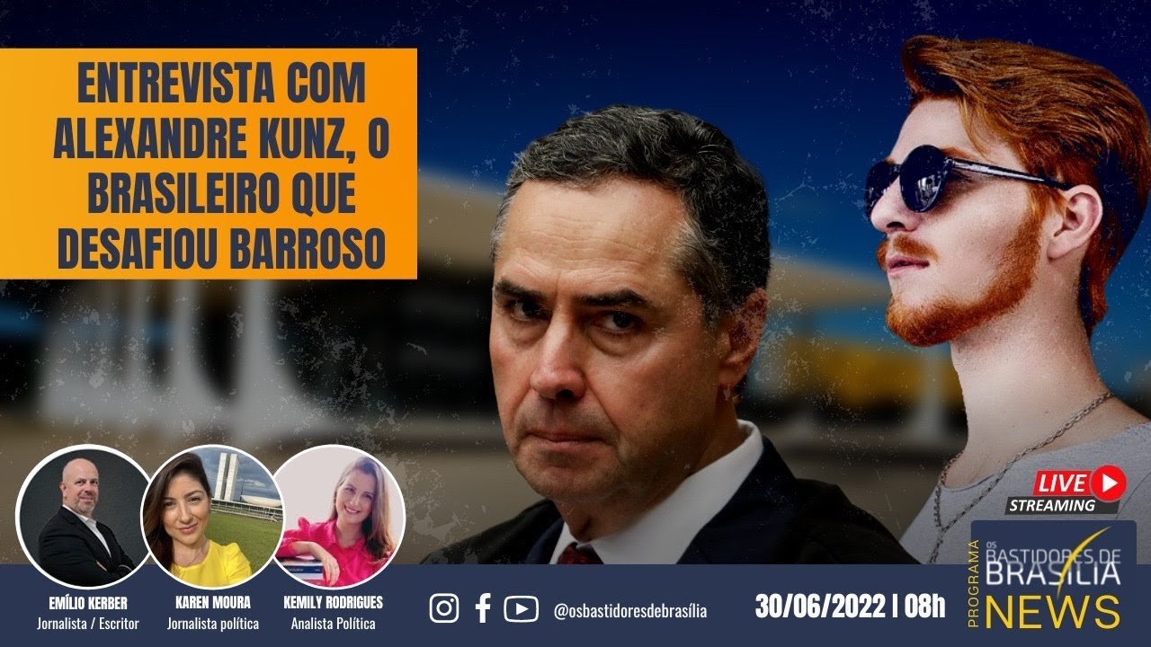 Entrevista com Alexandre Kunz - o brasileiro que peitou Barroso - YouTube