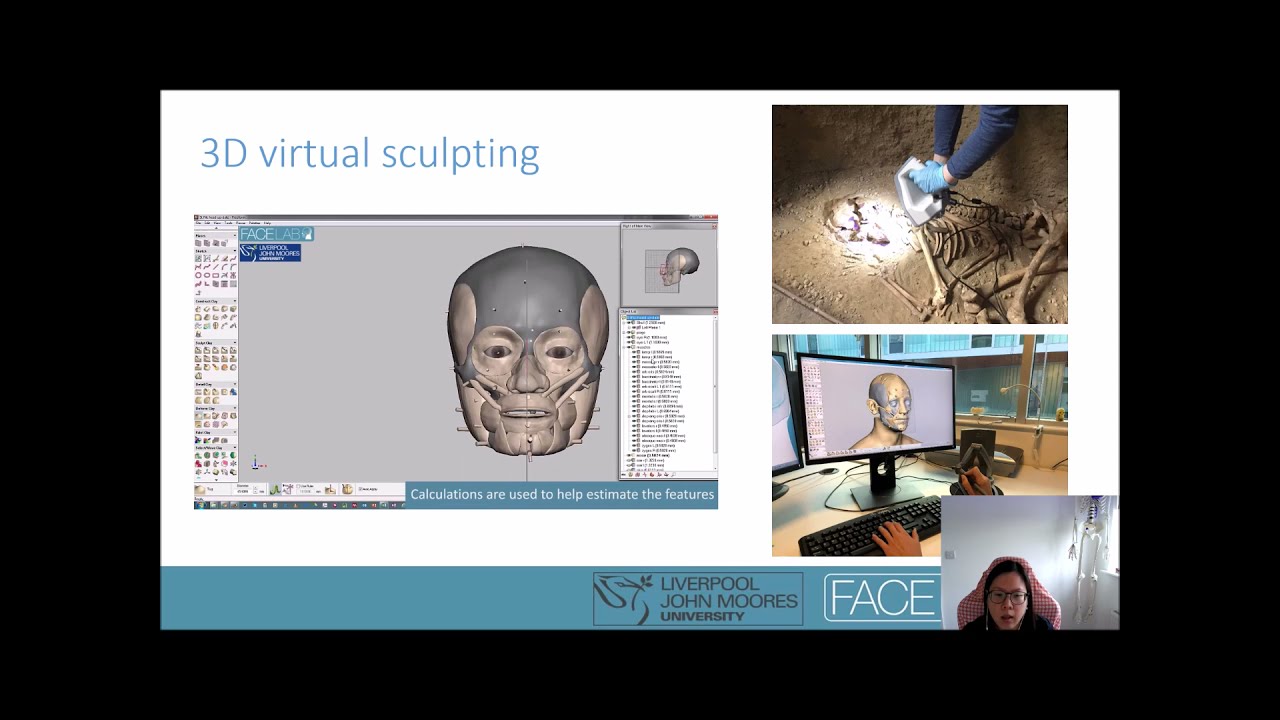 Digital Facial Reconstruction process using Geomagic® Freeform® - YouTube