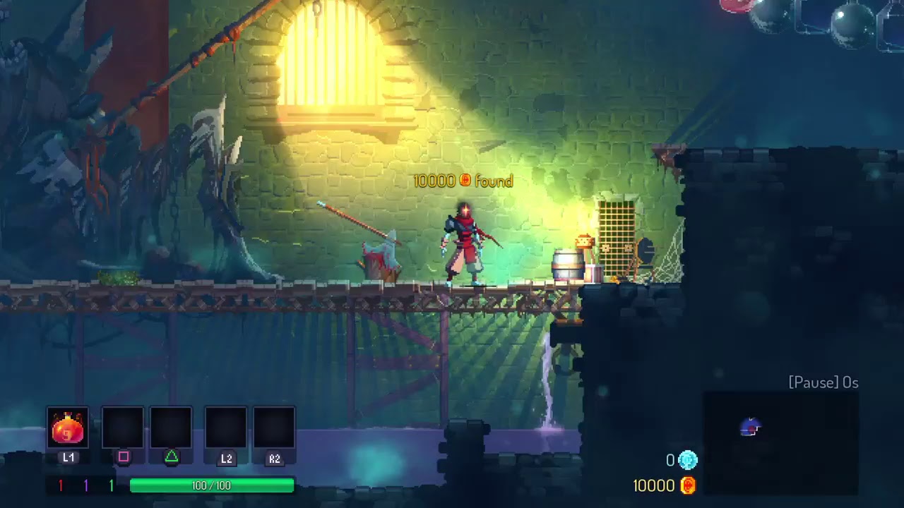Dead Cells finally got the Spider Rune and first time in clock tower ...