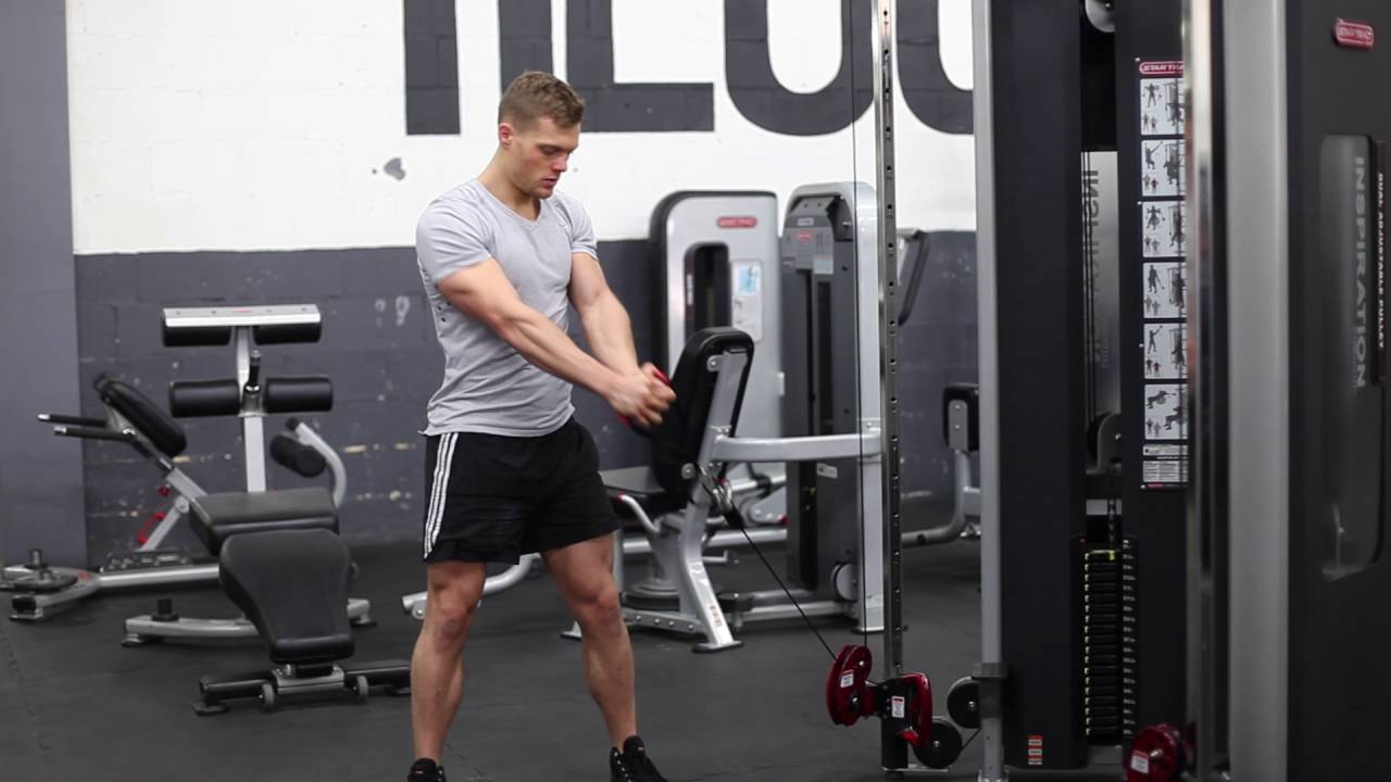 Reverse Cable Woodchop - YouTube