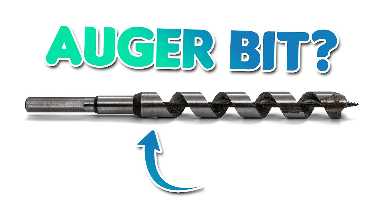 What Is An Auger Drill Bit? - YouTube