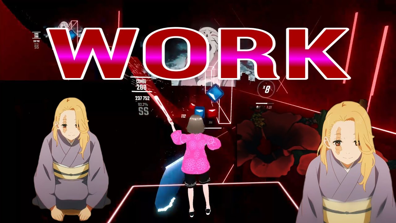 【BeatSaber】 WORK / millennium parade x 椎名林檎 - YouTube