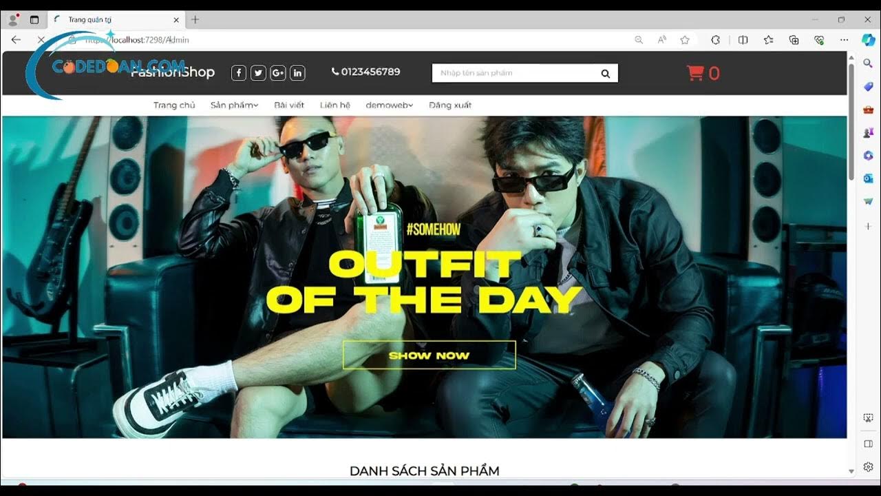 Website Mvc6 Core Quản Lý Thời Trang Thanh Toán Vnpay Full Báo Cáo Và Slide Youtube