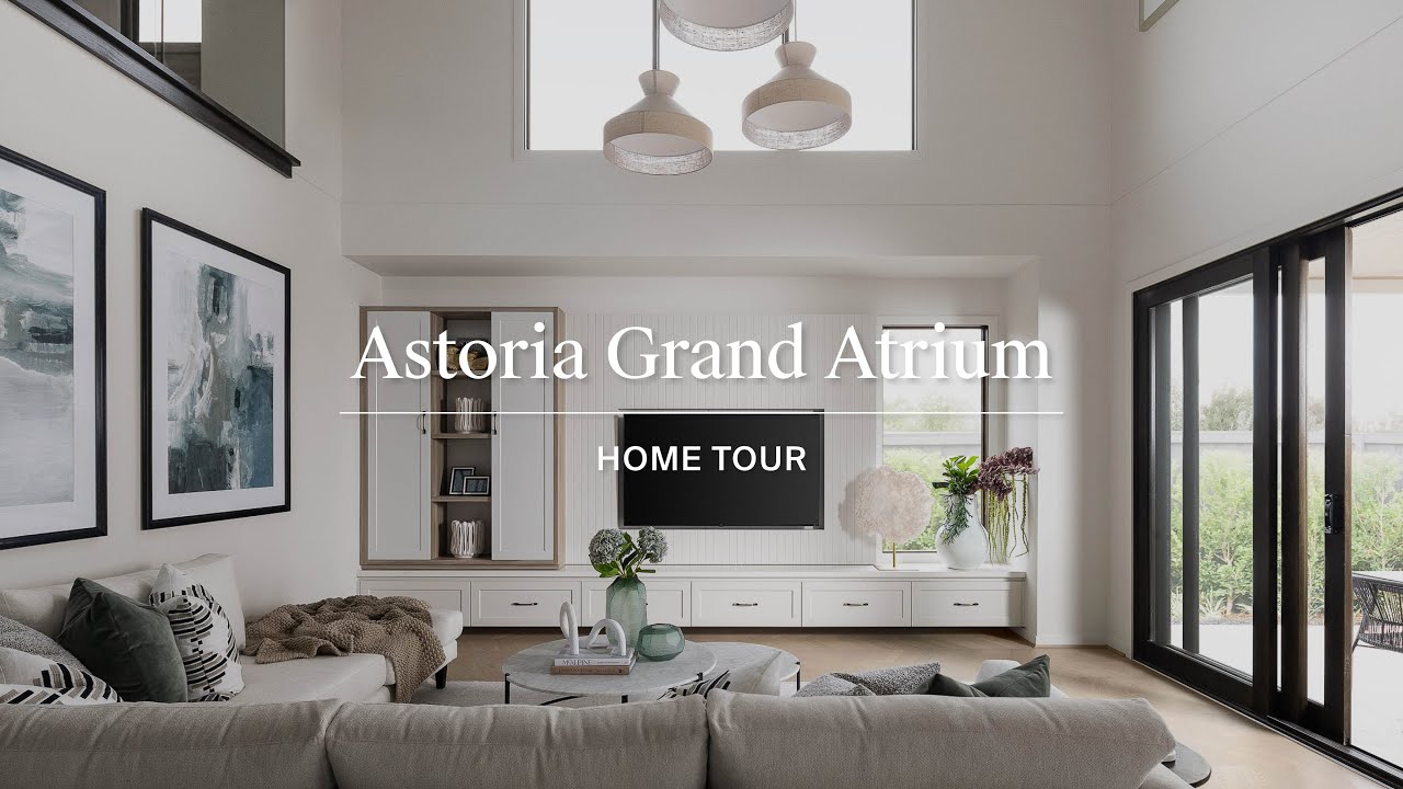 Astoria Grand Atrium I A Home Tour of Light and Luxury - YouTube