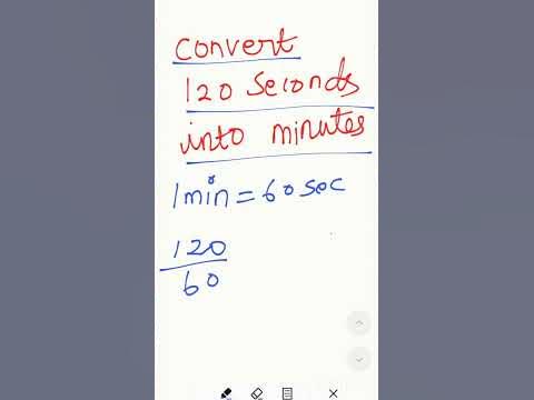 ⌚How to convert seconds into minutes ⌚#shorts #convert #seconds # ...