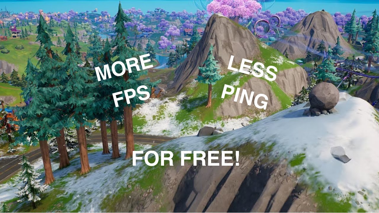 How to get more FPS and less PING in Fortnite Chapter 5 - YouTube