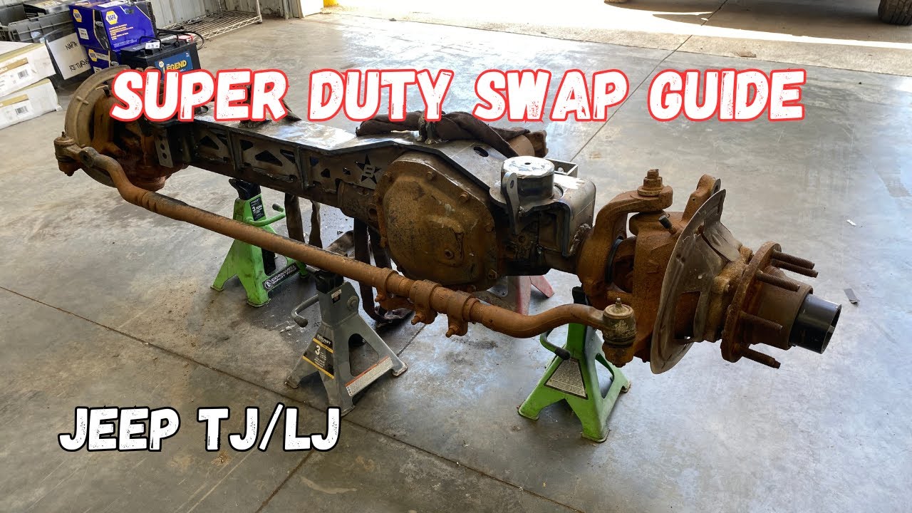 Junkyard Super Duty Axle Swap for Jeep TJ LJ! Part 1 - Info and Trusses ...