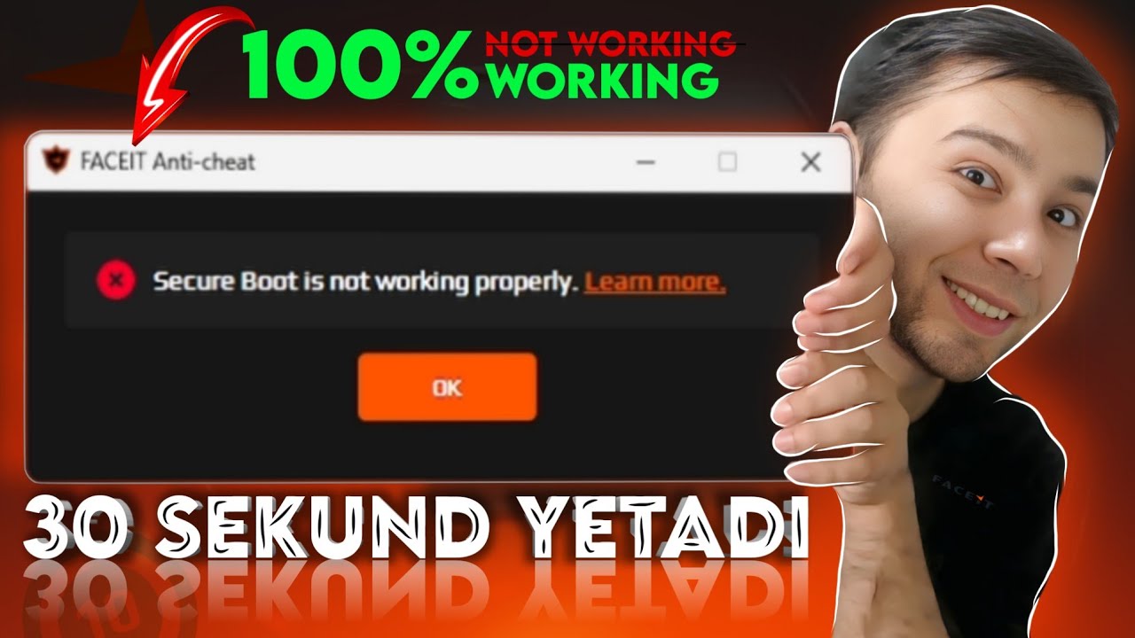 Faceit Secure boot ishlamayabdi? CS2 Face-itda Anti-chit muammosi ...