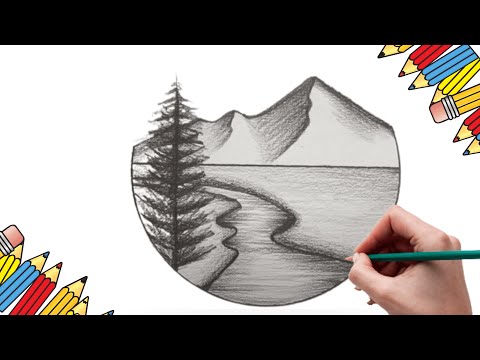 Como Desenhar Paisagens II Desenhos Fáceis Passo a Passo
