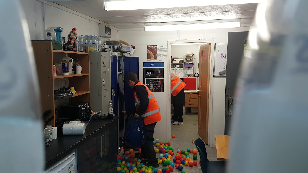 Locker prank at work - Extremely Funny Ball Prank - YouTube