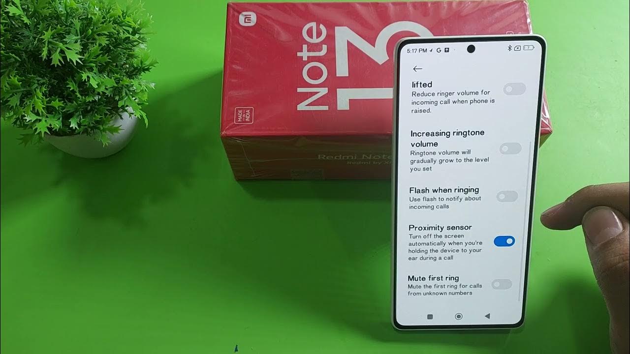 Redmi Note 13 5G - How to enable proximity sensor in xiaomi phone - YouTube